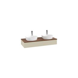 Villeroy & Boch V&B Waschtischunterschrank mit Frontstruktur Antao 120x19x50cm, HL, WBP w. wal, si Gr m Lac ; Villeroy & Boch (K13152HJ)