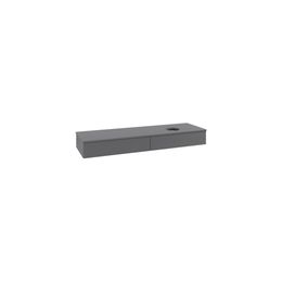 Villeroy & Boch V&B Waschtischunterschrank mit Frontstruktur -Beleuchtung Antao 160x50cm, WBP-farbe Lac, Anthrac. m Lac ; Villeroy & Boch (L16110GK)