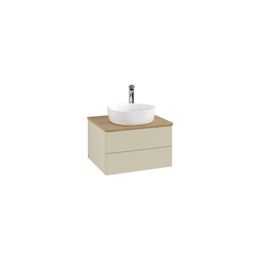 Villeroy & Boch V&B Waschtischunterschrank mit Frontstruktur Antao 60x36x50cm, HL, WBP hon. Oa, si Gr m Lac ; Villeroy & Boch (K18151HJ)