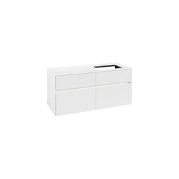 Villeroy & Boch V&B Waschtischunterschrank Collaro 120x54,8x50cm, WT r, LED 8,8 W, wh. ma ; Villeroy & Boch (C114B0MS)