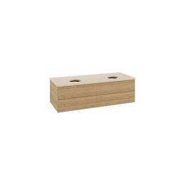 Villeroy & Boch V&B Waschtischunterschrank mit Frontstruktur, mit Beleuchtung Antao 120x36x50cm, WBP-farbe botti., honey oak ; Villeroy & Boch (L24113HN)
