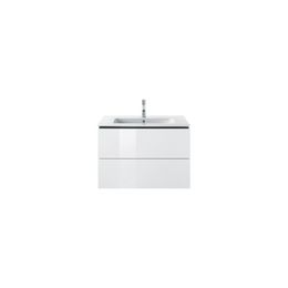 Duravit Waschtischunterschrank L-Cube 82x48,1cm, we. hgl, 2 Schub., wandh&auml;ngend (LC624102222)