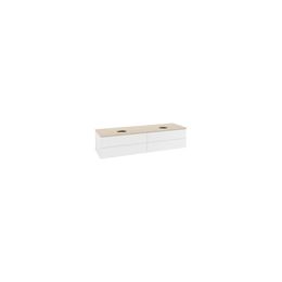 Villeroy & Boch V&B Waschtischunterschrank mit Frontstruktur Antao 160x50cm, WBP-farbe botti., wh. m Lac ; Villeroy & Boch (K28113MT)