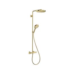 Hansgrohe Showerpipe Raindance Select S m Thermostat, 1jet, polished gold optic (27633990)