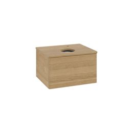 Villeroy & Boch V&B Waschtischunterschrank ohne Frontstruktur -Beleuchtung Antao 60x36x50cm, HL, WBP hon. Oa, hon. Oa ; Villeroy & Boch (L29051HN)