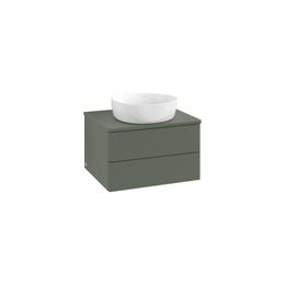 Villeroy & Boch V&B Waschtischunterschrank mit Frontstruktur -Beleuchtung Antao 60x36x50cm, WBP Lac, lea gre. m Lac ; Villeroy & Boch (L18110HL)