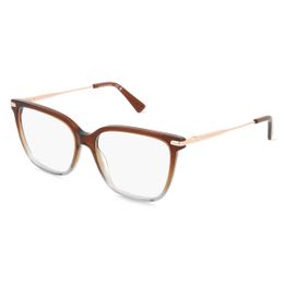 Longchamp LO2751 Brille Unisex | Fassung: Vollrand, Quadratisch, Braun Transparent