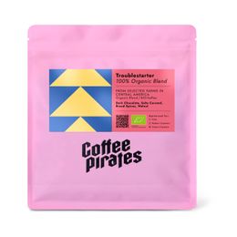 Coffee Pirates - Troublestarter Bio Espresso - 250 g Ganze Bohne - Intensit&auml;t: 5/6