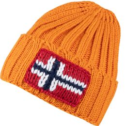 Napapijri F-Semiury Beanie - orange - Gr. Einheitsgr&ouml;&szlig;e - Polyacryl