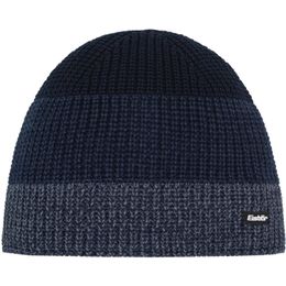 Eisb&auml;r Eisb&auml;r Caris Beanie Herren - blau - Gr. Einheitsgr&ouml;&szlig;e - Merinowolle/Polyacryl