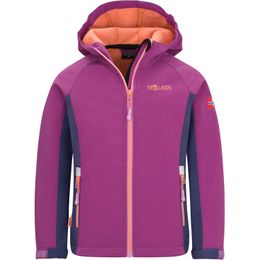 Trollkids Kristiansand Softshelljacke M&auml;dchen - rosa - Gr. 176 - Polyester/Elastan