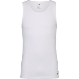 Adidas Active Flex Cotton Unterhemd Herren - wei&szlig; - Gr. XXL - Baumwolle/Elastan