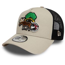 New Era Trucker Patch Cap - beige - Gr. Einheitsgr&ouml;&szlig;e - Baumwolle/Polyester