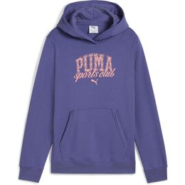 Puma Classics Hoodie M&auml;dchen - blau - Gr. 152 - Baumwolle/Polyester