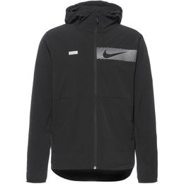 Nike Flsh Unlimited Laufjacke Herren - schwarz - Gr. M - Polyester/Elastan