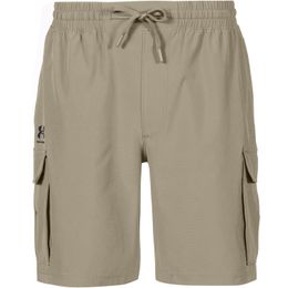 Under Armour Vibe Funktionsshorts Herren - beige - Gr. L - Polyester/Elastan
