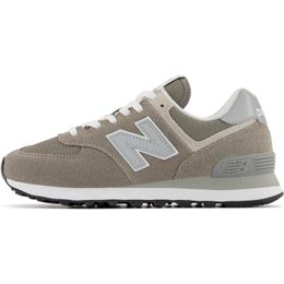 New Balance wl574 Sneaker Damen - grau - Gr. 40 1/2 - Suedeleder/Mesh/Synthetik