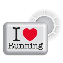 BibBits Magnetische Startnummernhalter I Love Running