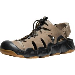 Keen Hyperport Fisherman Leather Outdoorsandalen Herren - braun - Gr. 42 - Leder