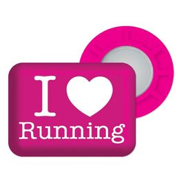 BibBits Startnummer Magneetjes I Love Running