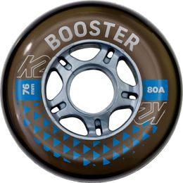 K2 Booster 76mm 80a 8-Wheel Pack W Ilq 5 Inliner-Rollen - grau - Gr. Einheitsgr&ouml;&szlig;e