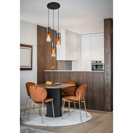 Globo LIGHTING H&auml;ngeleuchte "ANNIKA", &Oslash; 34cm H: 150cm, 1 Stk., schwarz, Wohnzimmer, Leuchten, H&auml;ngelampe Esszimmer-Leuchte Esstischleuchte Wohnzimmer