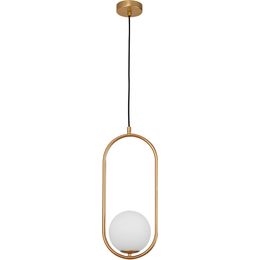 NOVA LUCE H&auml;ngeleuchten "OBITAR", 1, H: 120cm, 1 Stk., gold, Esszimmer, Leuchten, Ohne Beleuchtung