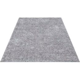 Hochflor-Teppich Carpet City, B:100cm H:30mm L:200cm, grau, Polypropylen, Teppiche, "City Shaggy", Auch als L&auml;ufer, Langflor, Uni, Shaggy,