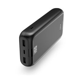Hama Powerbank "Powerbank, 20000 mAh, 3 Ausg&auml;nge: 1x USB-C, 2x USB-A", 20.000mAh, grau, Akkumulatoren