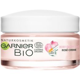 Garnier Feuchtigkeitscreme "Rosy Glow 3in1 Ros&eacute;", 50ml, transparent, Hautpflegemittel, auch f&uuml;r empfindliche Haut, mit Vitamin C und Hagebutten-&Ouml;l
