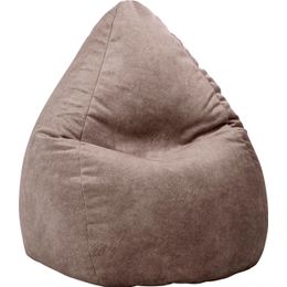 Sitzsack SITTING POINT, B:70cm H:110cm T:70cm, grau, Polyester, Polystyrol, Kinderzimmer, Sitzs&auml;cke, "Beanbag Karolina"