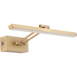 NOVA LUCE LED Bilderleuchte "MARNELL", 1, H: 5,5cm, 1 Stk., gold, Leuchten