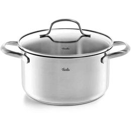 Fissler Kochtopf "San Francisco", &Oslash; 16cm + H&ouml;he 16cm, silber, T&ouml;pfe, die H&ouml;he des Topfes ist inkl. Deckel angegeben