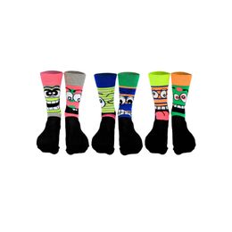 United Oddsocks Herren Kurzsocken "Socken 3er Pack", Gr. 39, bunt, Obermaterial: 80% Baumwolle CO. 19% Polyamid PA. 1% Elasthan EL., Socken