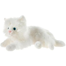 Heunec Kinder Kuscheltier "Misanimo, Schmusekatze, wei&szlig;", wei&szlig;, Polyester, L:30cm, Pl&uuml;schfiguren