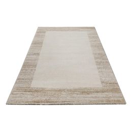 Teppich Wecon Home, B:120cm H:18mm L:170cm, beige, Kunstfaser, Wohnzimmer, Teppiche, "Thorben", Gewebt, pflegeleicht, meliertes Design, Bord&uuml;re,