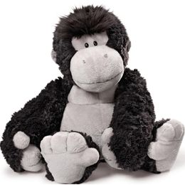 Nici Kinder Kuscheltier "Selection, Gorilla, 25 cm", grau, Polyester, B:16cm H:25cm T:11cm, Pl&uuml;schfiguren