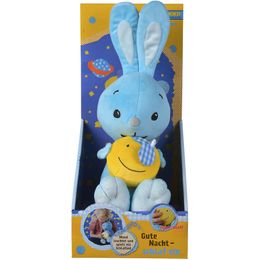 Simba Kinder Kuscheltier "KiKANiNCHEN Gute Nacht", blau, Pl&uuml;sch, H:35cm, Pl&uuml;schfiguren, mit Licht und Sound