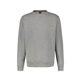 Lerros Herren Sweatshirt "Lerros Leichter Sweater in Strukturqualit&auml;t", grau, Gr. S, 50% Baumwolle, 50% Polyester, Sweatshirts
