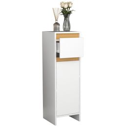 Hochschrank Vcm, B:30cm H:95cm T:30cm, braun, Badezimmer, Schr&auml;nke, "Badm&ouml;bel Midischrank Badschrank Schublade Malira"