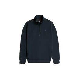G-Star Raw G-STAR Herren Sweatshirt "Sweatjacke Premium Core Half Zip", blau, Gr. L, Obermaterial: 55% Baumwolle CO(Bio). 45% Polyester PES., Sweatshirts