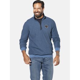 Jan Vanderstorm Herren Sweatshirt "Sweatshirt MARKWARD", blau, Gr. 7XL, Obermaterial: 100% Baumwolle CO., Sweatshirts