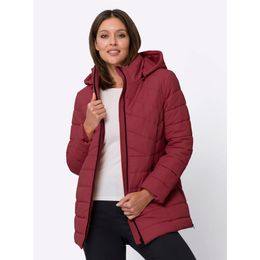 Classic Basics Damen Steppjacke, rot, Gr. 44, 100% Polyester, Futter und Wattierung:100% Polyester, Jacken