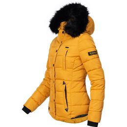 Marikoo Damen Steppjacke "Lotusbl&uuml;te", gelb, Gr. XS, Oberstoff: 100% Polyester; Futter: 100% Polyester; Wattierung: 100% Polyester; &Auml;rmelfutter: 100%