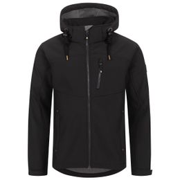 ANKERGLUT Herren Softshelljacke "PEAK CREEK MEN", schwarz, Gr. M, 96% Polyester; 4% Elasthan, Jacken, auch in Gro&szlig;en Gr&ouml;&szlig;en erh&auml;ltlich