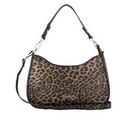 Remonte Damen Umh&auml;ngetascheleo antik, Lederimitat, animal-print, Taschen, Damen Umh&auml;ngetasche, Henkeltasche im trendigen Leo-Look