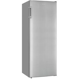 Exquisit Vollraumk&uuml;hlschrank "KS320-V-H-040D", B:54,5cm H:142,6cm T:55,5cm, silber, K&uuml;hlschr&auml;nke