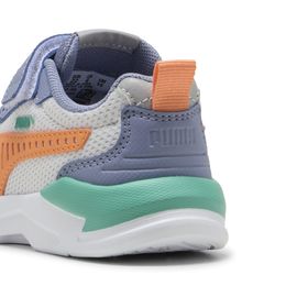 Puma Kinder Sneaker "X-Ray 3 Sneakers Kinder", Gr. 23feather gray melon glow sky vibrant gr&uuml;n orange, Obermaterial: Textil, Synthetik. Futter: