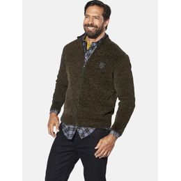 Jan Vanderstorm Herren Strickjacke "Strickjacke EIRBERG", gr&uuml;n, Gr. L, Obermaterial: 100% Polyester COOLMAX PES(Coolmax)., Strickjacken
