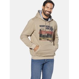 Jan Vanderstorm Herren Kapuzensweatshirt "Sweatshirt OSKARVIK", beige, Gr. XL, Obermaterial: 100% Baumwolle CO., Sweatshirts